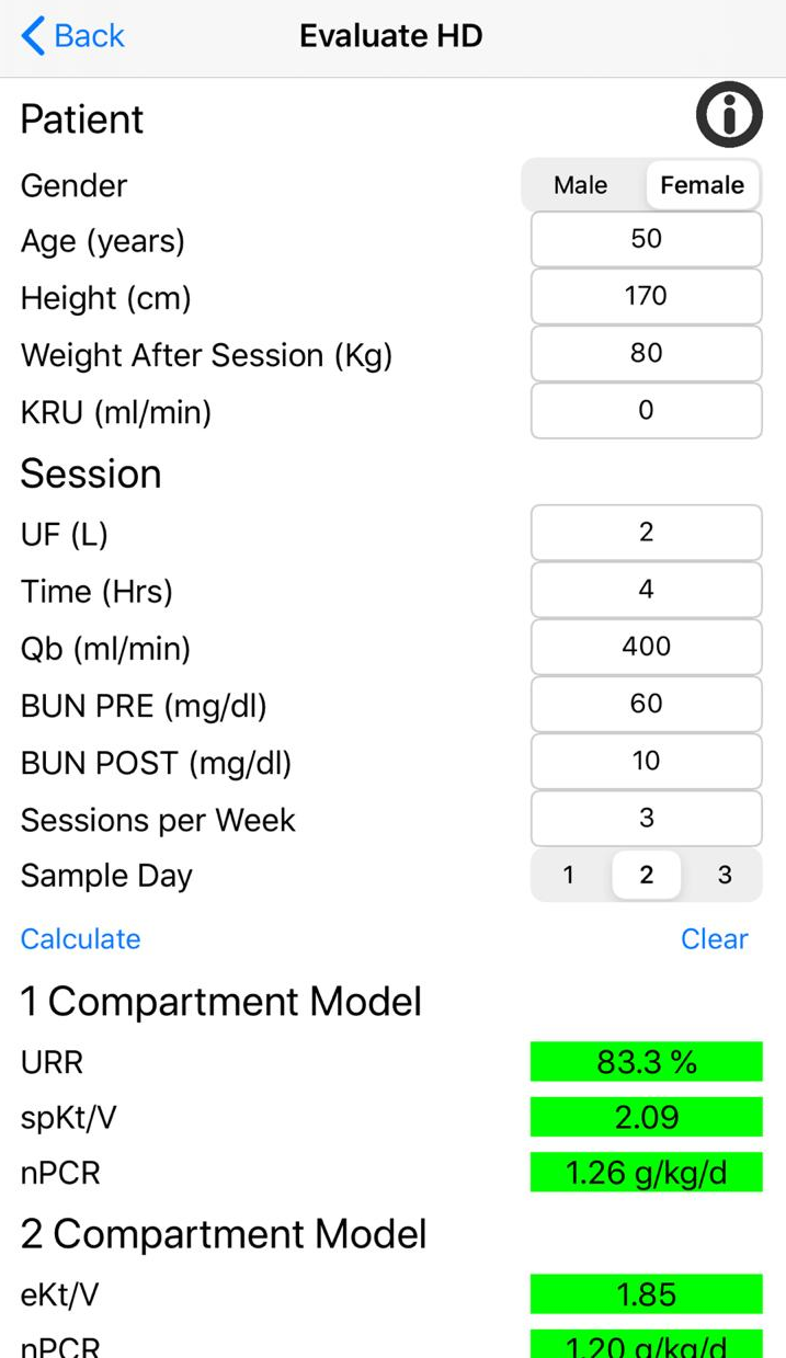 There's an app for that: calculating the dose of dialysis, the free ...