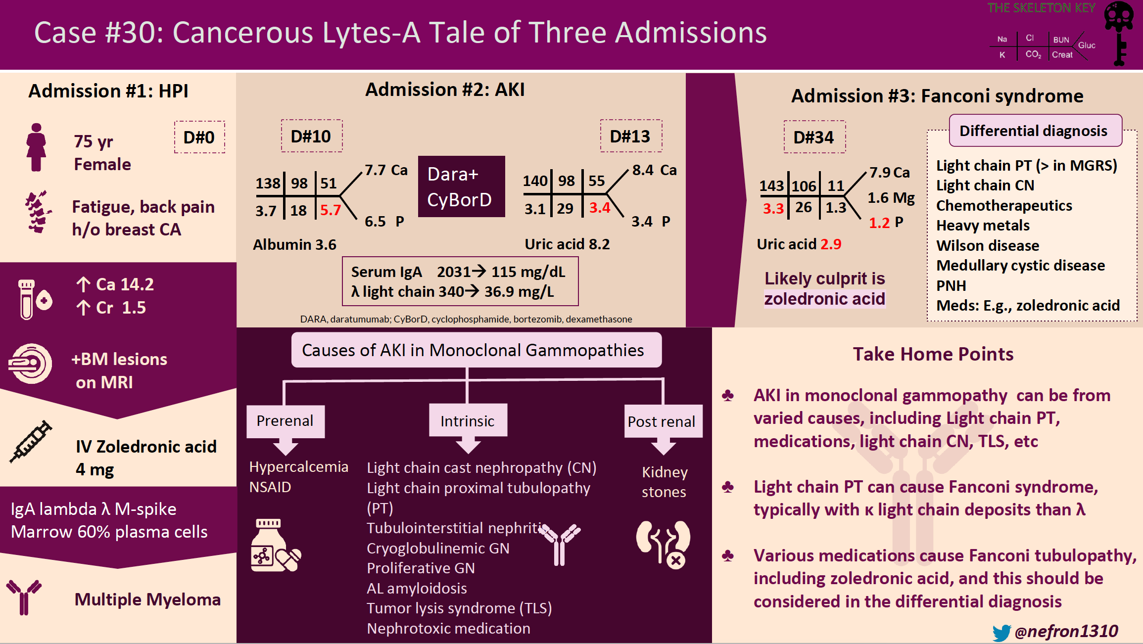 Skeleton Key Group Case # 30: Cancerous lytes! - Renal Fellow Network