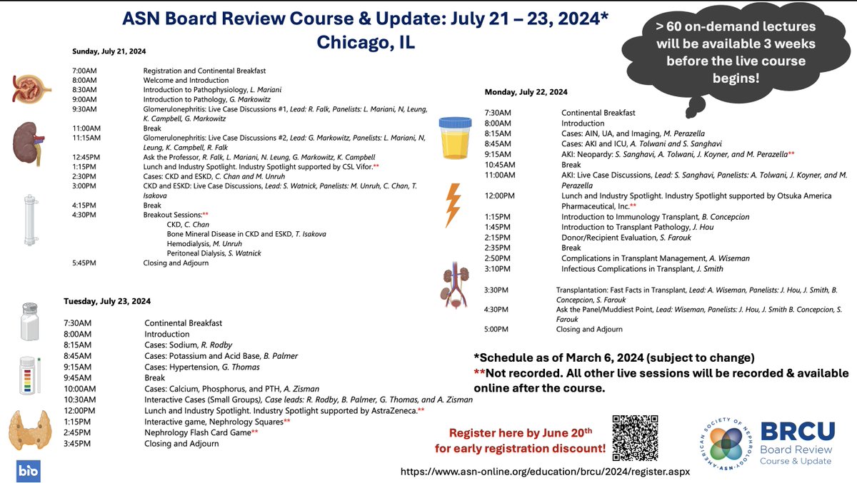 ASN Board Review Course & Update: Register by 6/20 for Discounted Rate! - Renal Fellow Network